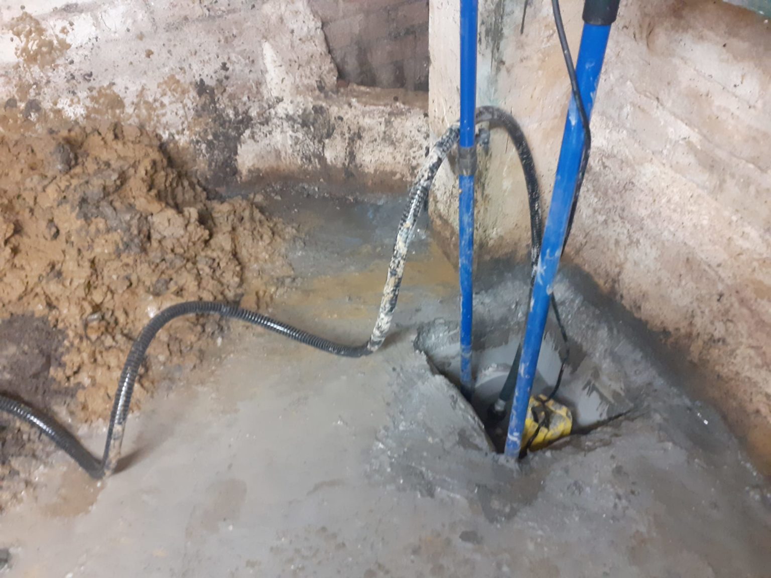 Sol drainant pour cave inondée (lille 59) | nord-humidite.com